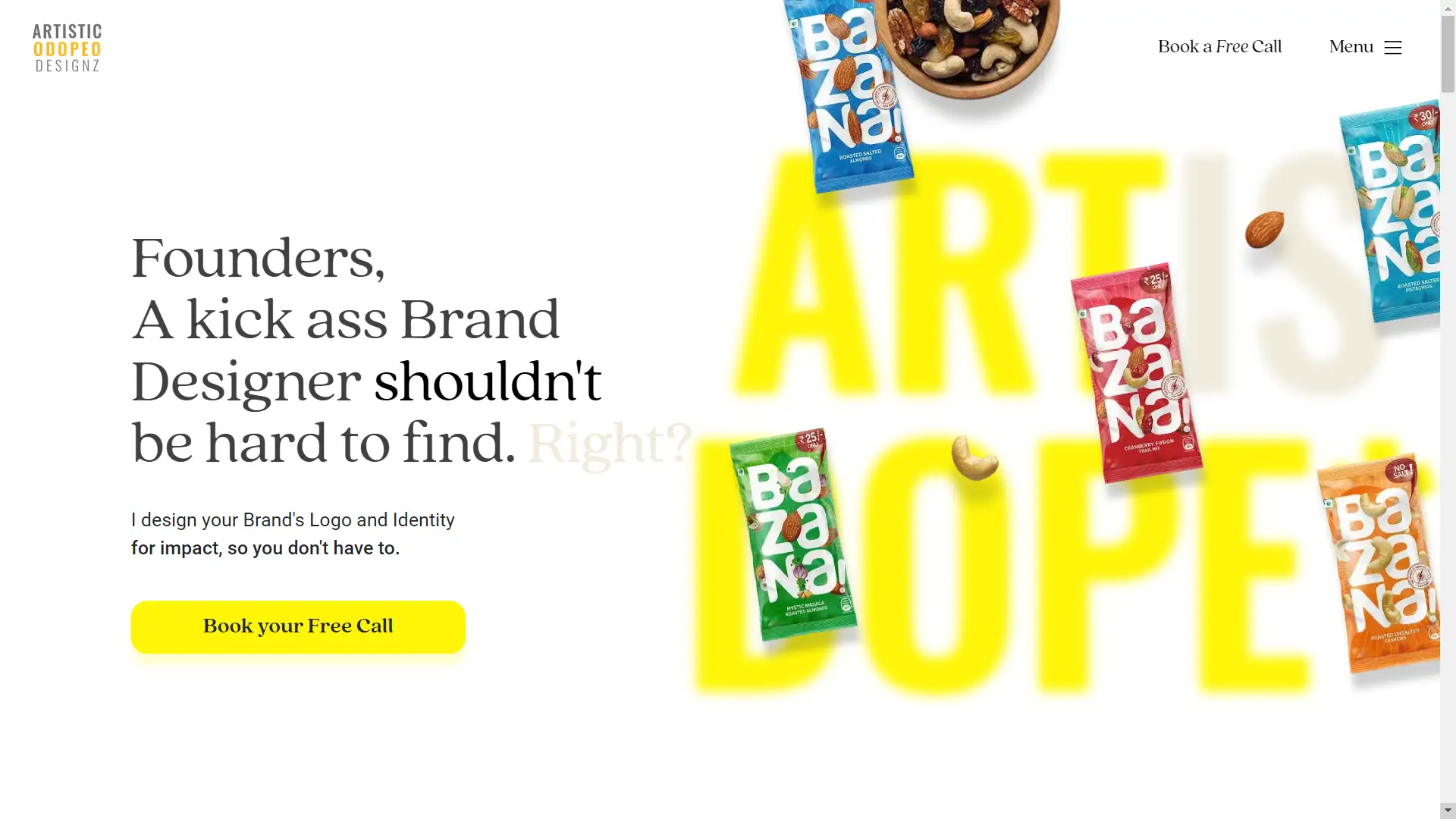 Logo & Visual Identity Design for Founders | Artisticodopeo Designz